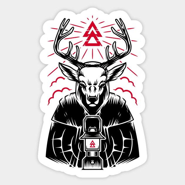 Cult Of The Tree Alan Wake 2 Sticker Teepublic